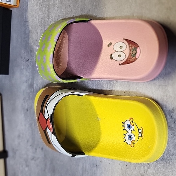 SpongeBob Squarepants | Shoes | Sponge Bob And Patrick Kids Slides ...
